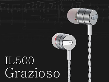 UCOTECH、振動板/筐体にチタン採用のイヤフォン「IL500 Grazioso」 - AV Watch