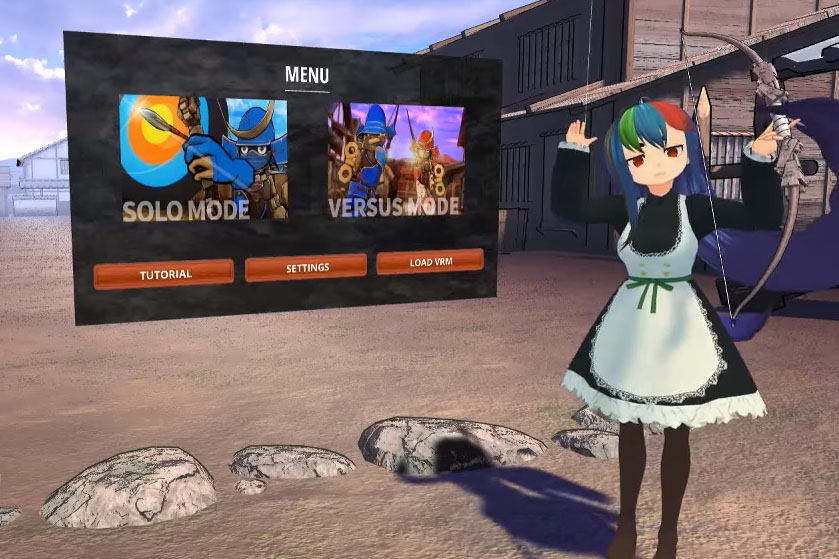 VTuberがゲームの中へ、“自分のVRMアバター”で戦えるVRゲーム「BOW MAN」 - AV Watch