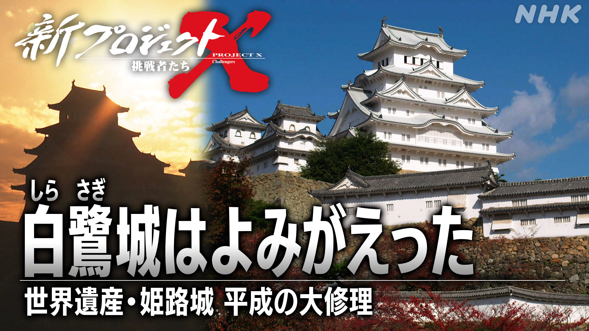 NHK新プロジェクトX「“白鷺”姫路城 平成の大修理」。8日19時半から - AV Watch
