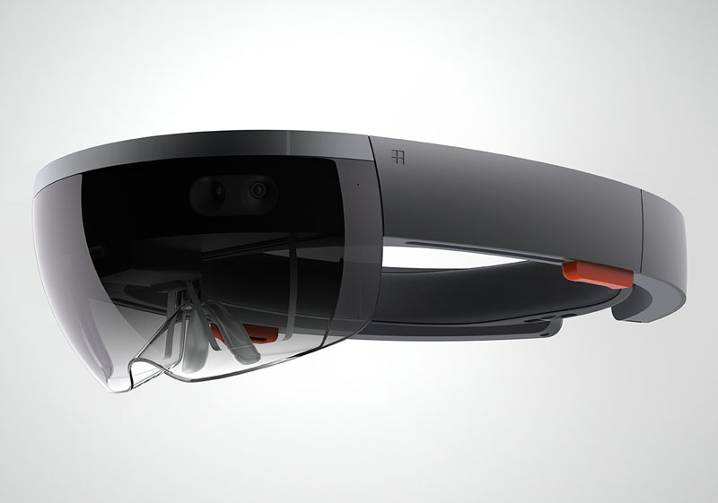 Microsoft、Windows 10向けのHMD「HoloLens」発表。ホログラフィックUIを操作 - AV Watch