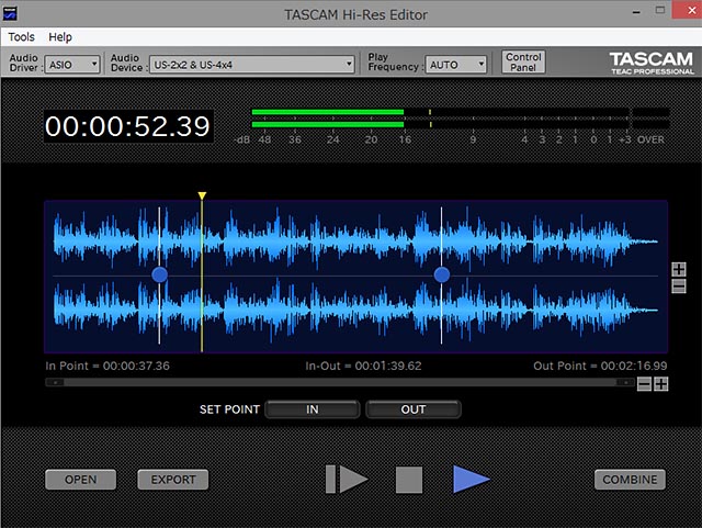 【藤本健のDigital Audio Laboratory】第640回:DSD波形編集対応で無料! 「TASCAM Hi-Res Editor ...