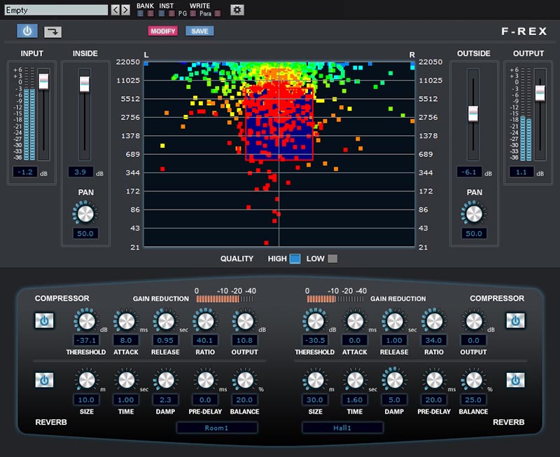 音楽をビジュアル化して直感的にリミックスできるVST/AUプラグイン「F-REX」 - AV Watch